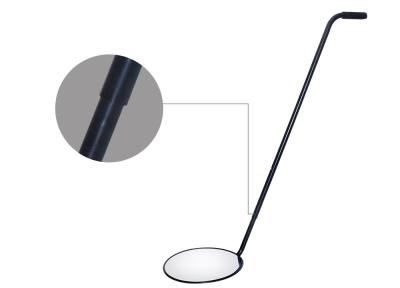 China Handheld Visual Security Stainless Steel Inspection Mirror Detector with LED Flashlight for sale
