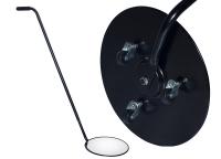 China HandHeld MD Metal Detector Round Shaped Adjustable Sensitivity FCC ROHS Certification for sale