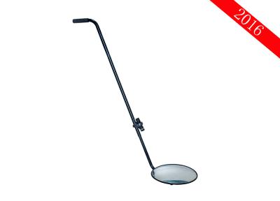 China Convex Under Vehicle Inspection Mirror / Security Inspection Mirror With Rubber Edge for sale