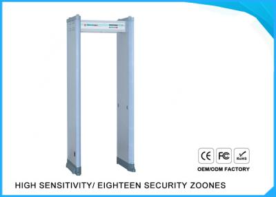 China 30w Walk Through Metal Detector Door Frame Body Detect Multi Angle Infrared for sale