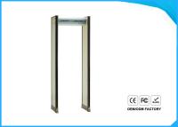 China 18 Pin Point Zones Walk Through Metal Detector Security Gate LCD Display Screen for sale
