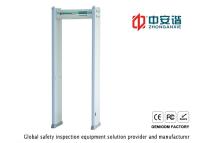 China Multi Probe Walk Through Metal Detector Door Frame 20w Power for sale