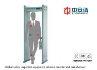 China 18 Zone Walk Through Metal Detector Body Scanner 90-240V Password Management for sale
