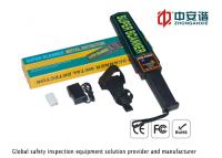 China Government Security Check Handheld Metal Detector With Sound / Light Indication Model for sale