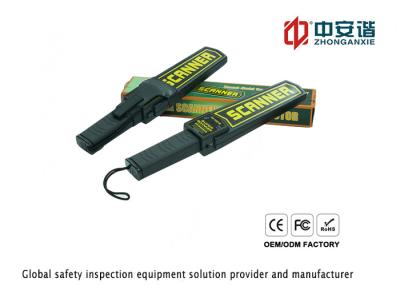 China High Precision Handheld Metal Detector Hand Held Body Scanner With Led Indication for sale