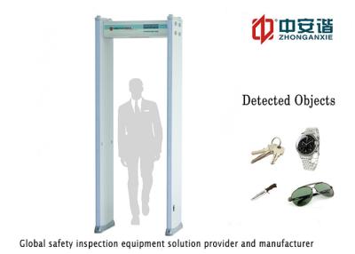 China Colleges Security Walk Through Metal Detector Door With 18 Detect Zones for sale