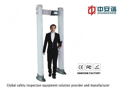 China High Precision Multi Zone Walkthrough Metal Detector Government Buildings Ellipse for sale