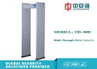 China Anti Interference 4 Zones Door Frame Metal Detector With Password Management for sale