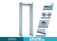 China 6 Zone Walk Through Metal Detector 90-240V Hospital Security Screening Door for sale