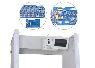 China Full Body Walk Through Metal Detector 4 Zones 90-240V High Sensitivity Security for sale