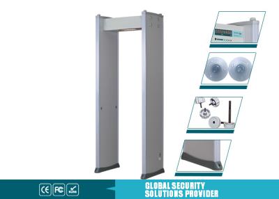 China LED Screen Archway Metal Detector 6 Zone Intelligent Alarm Door 100-240V for sale