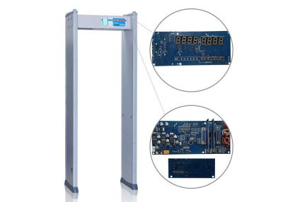 China TD-800 Walk Through Metal Detector 4 Zone Security Door 90V-240V for Airport Bus Station for sale