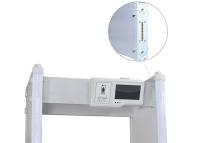 China Commercial Metal Detector 255 Level Sensitivity 24 Zone LCD Touch Screen Walk Through Security Gate for sale