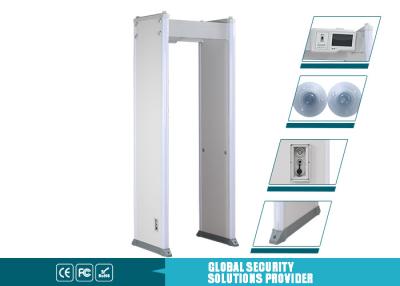 China Intelligent Alarm Door Frame Metal Detector Gate 24 Zone Security Check for sale