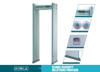 China 18 Zone Walk Through Metal Detector 90-240V 20W with Double Infrared Switch for sale