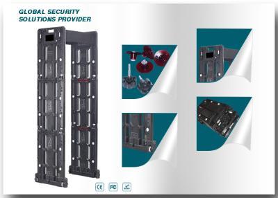 China 100 Working bands walkthrough metal detector scanner waterproof 24 zones for sale