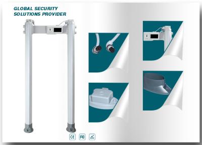 China Touch Screen Walk Through Metal Detector Gate Drug Detection Shockproof for sale