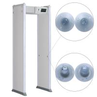 China LCD Touch Screen Arch Metal Detector Door Frame 12 Watt IP55 For Security Check for sale