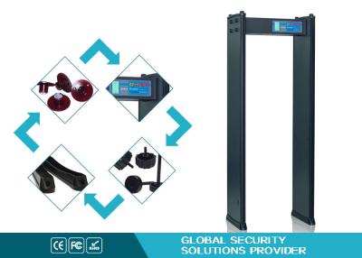 China 4 Zone Walk Through Metal Detector TD-800 90-240V High Precision Security Scanner for Factory Entrance for sale