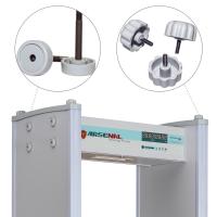 China High Sensitive Folding Metal Detector Walk Through Security Door Frame 12 Watt for sale