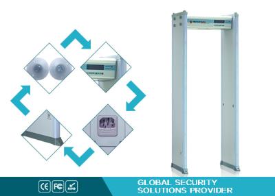 China 6/18 Zone Intelligent Walk Through Metal Detector Archway Scanner 2240x670x860mm LCD Display for sale