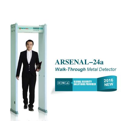 China High end portable door frame metal detector Digital / walk through scanner for sale