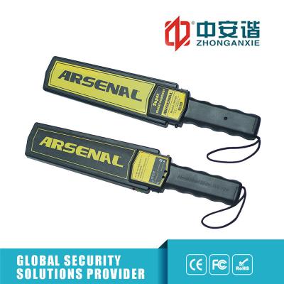 China Multiple Alarm Modes Metal Detecting Wand / Metal Detector Handheld long power supply for sale