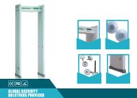 China Visual Audible Alarm 18 Zone Walk Through Metal Detector 100-240V 20W for sale