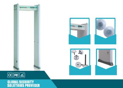 China Visual Audible Alarm 18 Zone Walk Through Metal Detector 100-240V 20W for sale