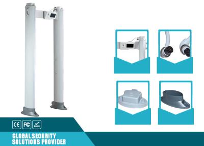 China 24 Zone Walk Through Metal Detector 255 Level Security Archway Door Frame for sale