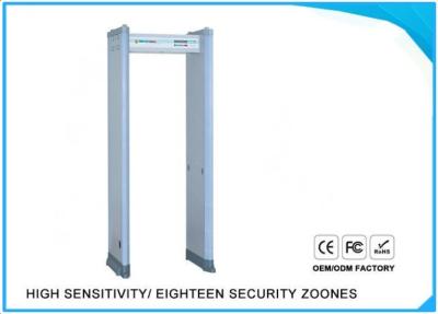 China Airport Door Frame Body Scanner Archway Metal Detector Walkthrough 2200x620x850mm 30W for sale