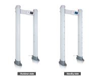 China 24 Zone Walk Through Metal Detector 100 Frequency Self Diagnostic Security Gate for sale