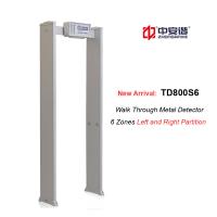China Security Check 6 Zones Frame Door Walk Through Security Scanners Detector Gate for sale