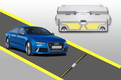 China Fixed Under Vehicle Inspection System Security Safety Detector Color Area Scanning for sale