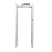 China Walk Through Metal Detector with Temperature Scanner Security Door Frame CE FCC 0.5s Detection for sale
