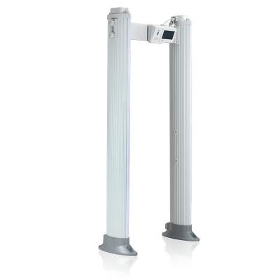 China Multi-zone Digital Display Walk-through Metal Detector Oval Waterproof Security Gate for sale