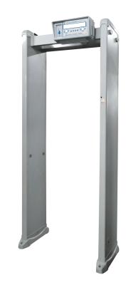 China Touchless Walk Through Metal Detector Door Gate Temperature Measurement for sale