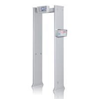 China Digital Display Single Zone Walkthrough Detector IR Non-contact Temperature Measure Door for sale