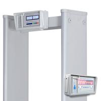 China Digital Display Single Zone Walkthrough Detector IR Non-contact Temperature Measure Door for sale