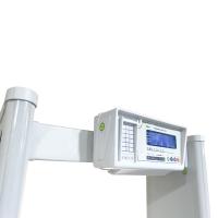 China 3.7-inch LCD Display Walk Through Human Body Temperature Scanner Fever Detector for sale