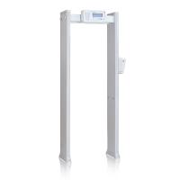 China 3.7-inch LCD Display Walk Through Human Body Temperature Scanner Fever Detector for sale