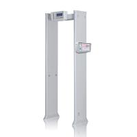 China 3.7-inch LCD Display Walk Through Human Body Temperature Scanner Fever Detector for sale