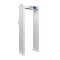 China High Precision Infrared Human Body Temperature Measurement Security Gate Walk Through Metal Detector for sale