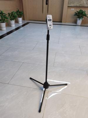 China Adjustable Height Triangle Pole Walk Through Temperature Scanner 12V 0.5A for sale