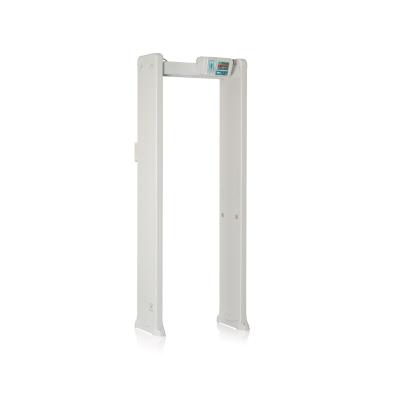 China Single Zone Walk Through Metal Detector with Infrared Temperature Measurement 12V 0.5A for sale
