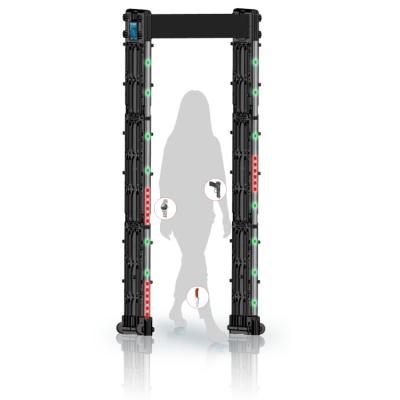 China Folding Pull Bar Type Portable Metal Detector Walk Through Body Scanner for sale