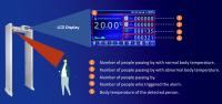 China Dahua ISC-D718-T Walk Through Metal Detector with Temperature Monitoring and People Counting Camera 256x192 for sale
