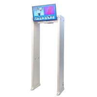 China Economic style thermal face temperature measurement walkthrough metal detector for sale