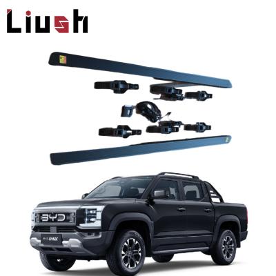 China AMP Electric Running Boards Automatic Retractable Upgrade Kit For BYD Shark 6 Pickup Truck for sale