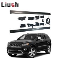 China Aluminum Automatic Running Board Retractable Electric Side Pedal Kit For Jeep Grand Cherokee WK2 for sale